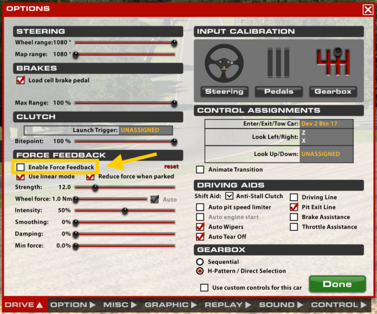 Force Feedback – Herbold Racing